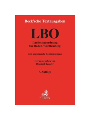 预订【德语】Landesbauordnung für Baden-Württemberg:mit Allgemeiner Ausführungsverordnung, Feuerungsverordnung, Verfah