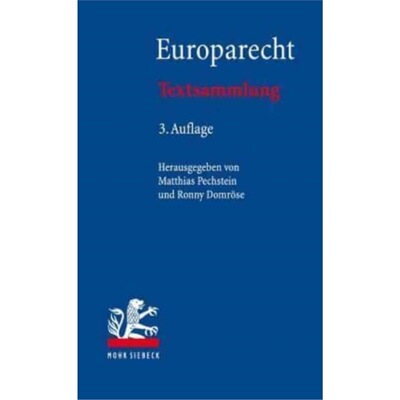 预订【德语】 Europarecht (EuR):Textsammlung