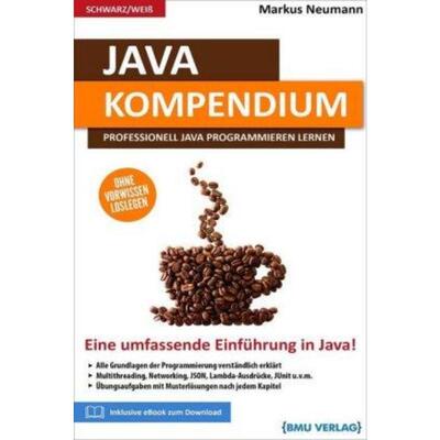 预订不退不换德语 Java Kompendium:Professionell Java programmieren lernen. Mit eBook zum Do