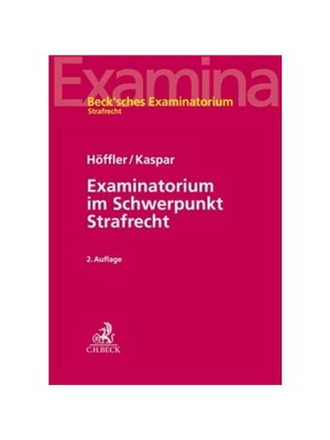 预订【德语】Examinatorium im Schwerpunkt Strafrecht: