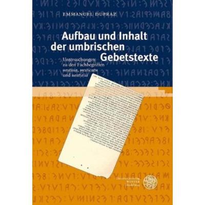 预订【德语】 Aufbau und Inhalt der umbrischen Gebetstext