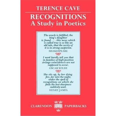 按需印刷不退不换Recognitions:A Study in Poetics[9780198151630]
