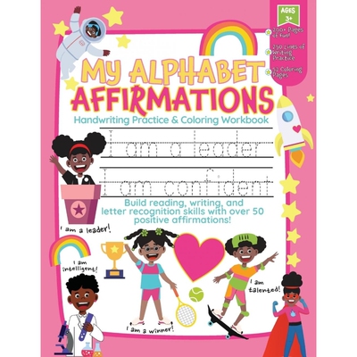 按需印刷不退不换My Alphabet Affirmations Coloring and Handwriting Workbook for Black Girls[9798986838311]