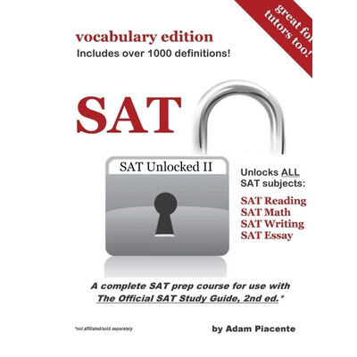 按需印刷不退不换SAT Unlocked II (Vocabulary Edition)[9780983846031]