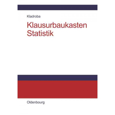按需印刷不退不换DEG Klausurbaukasten Statistik[9783486577914]