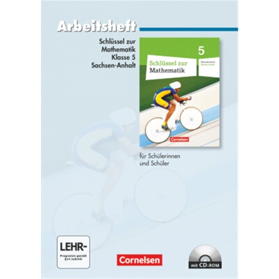 预订【德语】 Schlüssel zur Mathematik - Sekundarschule Sachsen-Anhalt - 5. Schuljah[9783060045419]