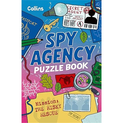 现货 Spy Agency Puzzle Book – The Risky Rescue 间谍机构谜题书：危险救援 [9780008753702] 上海外文
