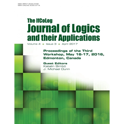 预订不退不换Ifcolog Journal of Logics and their Applications. Proceedings of the Third Workshop. Volume 4, numbe
