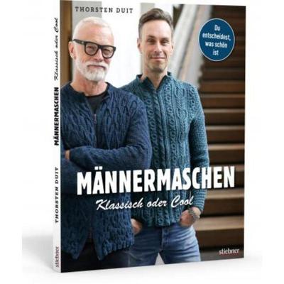 预订【德语】 Männermaschen:Klassisch oder Cool. Das erste Strickbuch für die komplette