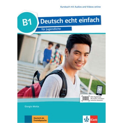 预订【德语】 Deutsch echt einfach B1 - Kursbuch mit Audios und Videos online[9783126765329]