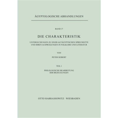 预订不退不换德语Die Charakteristik / Philologische Bearbeitung der Bezeugungen[9783447000635]