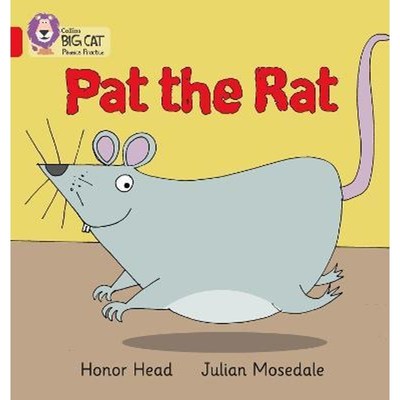 Pat the Rat 英文原版故事绘本 Collins Big Cat 柯林斯大猫 02A/Red A 红A 单本 赠音频 分级阅读