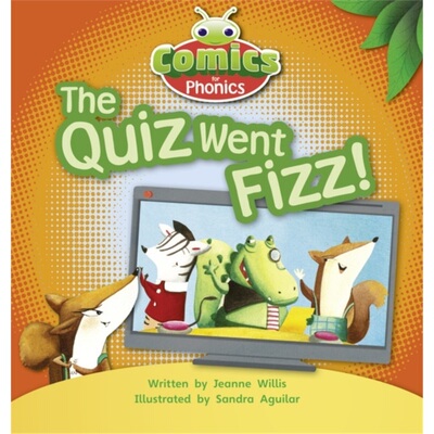 预订Bug Club Comics for Phonics Reception Phase 3 Set 07 The Quiz Went Fizz[9781447912781]
