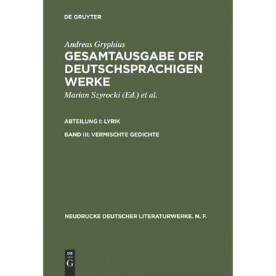 按需印刷DEG Vermischte Gedichte[9783484170155]