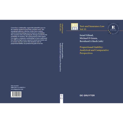按需印刷不退不换DGYT Proportional Liability: Analytical and Comparative Perspectives[9783110282535]