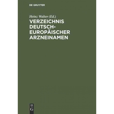 按需印刷DEG Verzeichnis Deutsch Europ?ischer Arzneinamen[9783110065701]