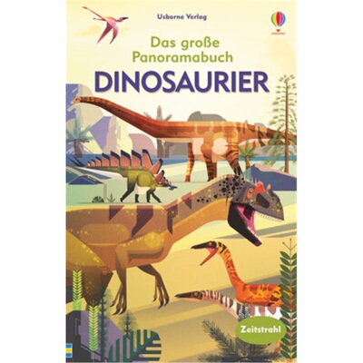 预订不退不换德语 Das große Panoramabuch: Dinosaurier[9781789412413]