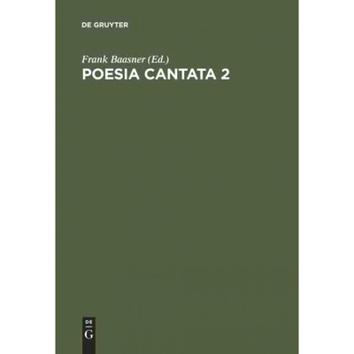 按需印刷不退不换DEG Poesia cantata 2[9783484503878]