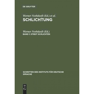 按需印刷不退不换DEG Streit schlichten[9783110135084]