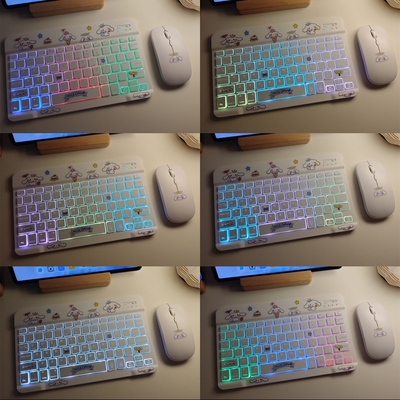 iQOO Pad2/5/5e/pro平板发光无线蓝牙键盘静音轻巧磁吸妙控鼠标