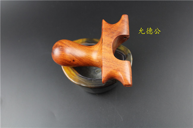 国标红木传统缅甸花梨石瓢弹弓大撑头免绑掌中宝大威力扁皮户外弓