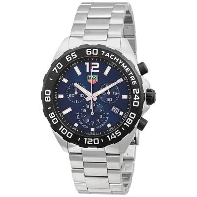 Tag Heuer Formula 1计时表石英蓝色表盘男士手表CAZ101AVBA0842