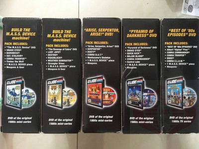 21.4.5 特种部队 GIJOE 25周年 初代DVD系列套装 包装盒 空盒