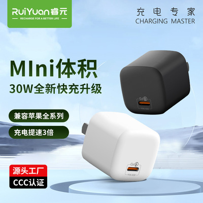 小体积氮化镓GaN充电器PD30W