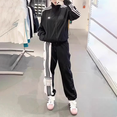 阿迪达斯三叶草Adibreak Pant跑步运动裤休闲裤梭织长裤女GJ6580