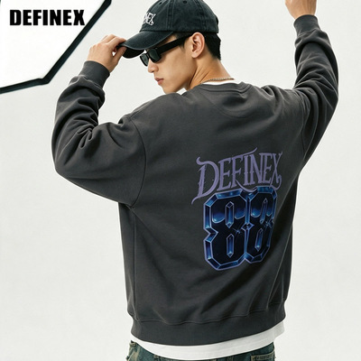 DEFINEX印花logo宽松T恤dx卫衣
