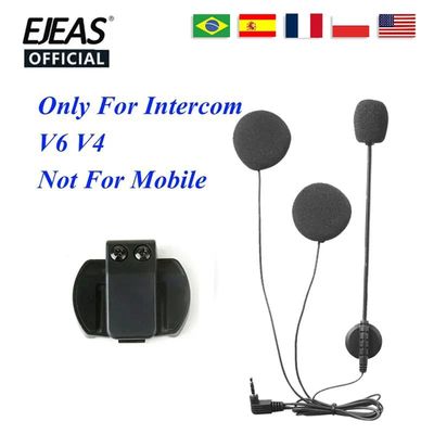 EJEAS 3.5mm Microphone Speaker Headset And Helmet Intercom C