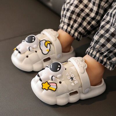 DIY Kids Women Men Spaceman Slipper for Children Beach Garde