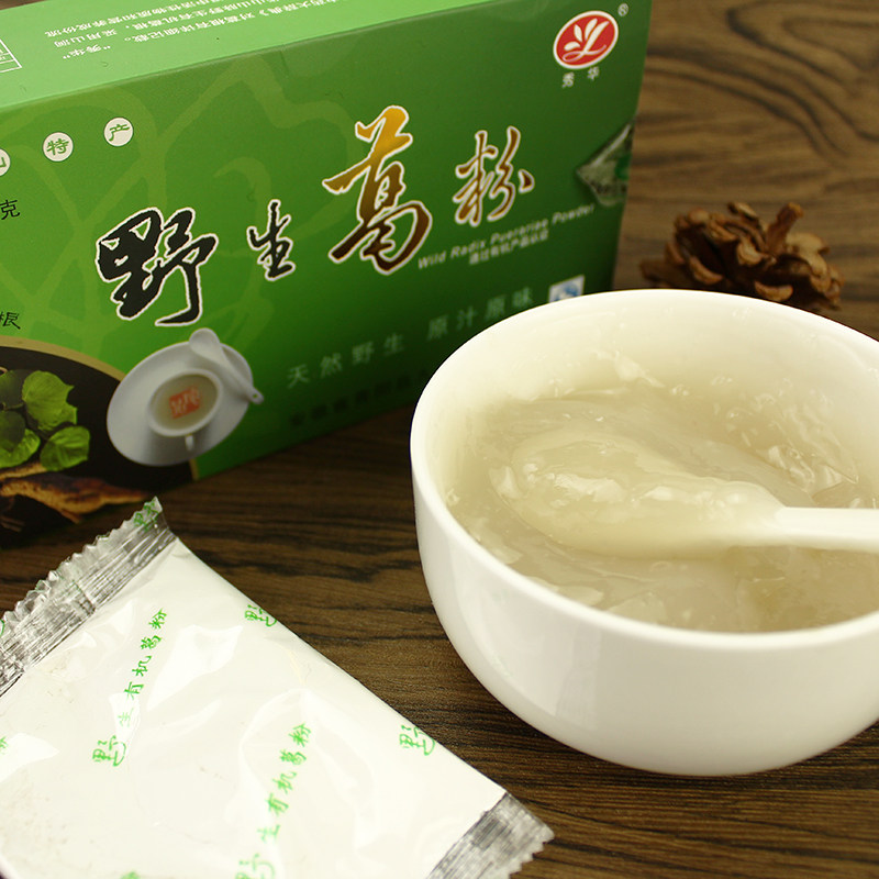 秀华葛根粉野生纯正九华山特产天然农家柴葛粉早餐食品代餐粉200g