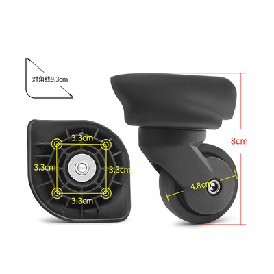 W093#polo万向轮拉杆箱行李箱轮子配件旅行箱宏盛A-37脚轮LT28N