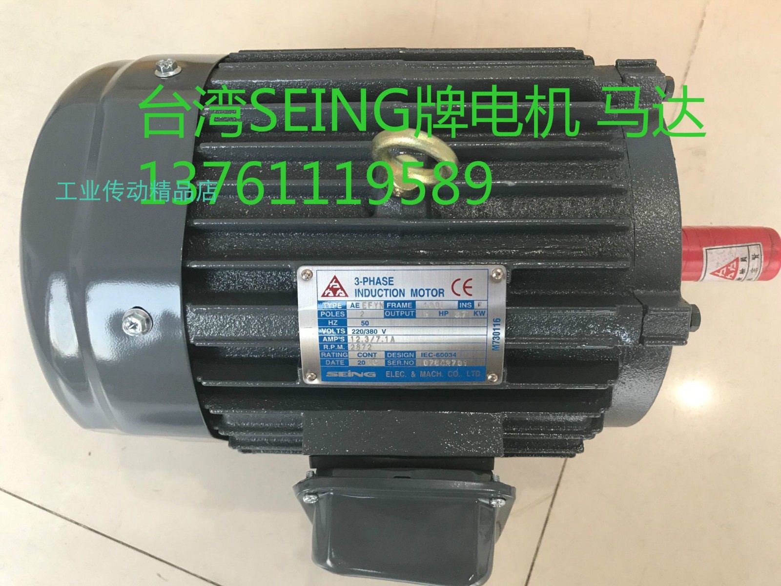 AEEFSE 40HP 30KW 台湾SEING協興电机 马达SEING_虎窝淘
