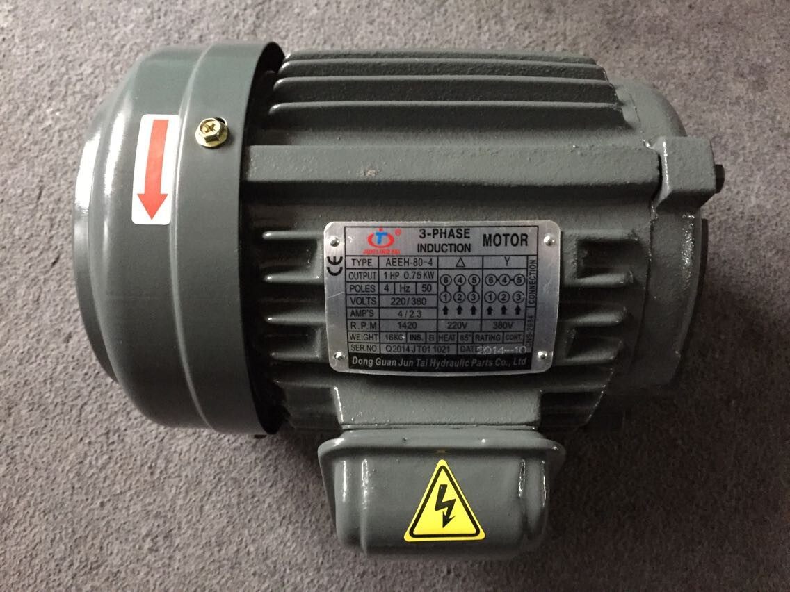 3-PHASE IDNUCTION MOTOR 0.19KW JUN TAI电机 5HP 3.7KW 1.5KW_虎窝淘