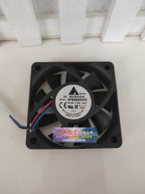 原装台达 AFB0624VHC 24V变频器 0.18A 6013 6厘米 散热风扇