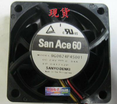 放映机 散热风扇9G0624P4S001 三洋SanAce全新6025 24V 0.34A