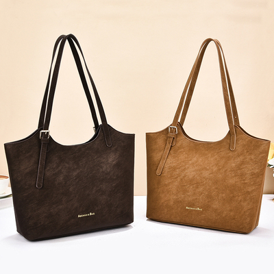 气质通勤托特包复古休闲腋下包女