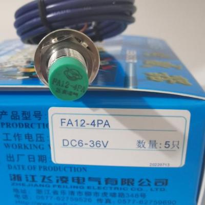 飞凌FA12-4PA三线制PNP型常开直流LJ12A3-4-Z/BY M12接近开关