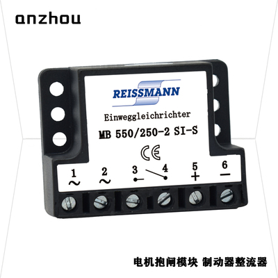 Einweggleichrichter REISSMANN MB 550/250-2 Si-S刹车整流器