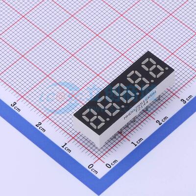 0.25直插数码管共阳五八红色光LED数码管MHDA2551SRBW可开票