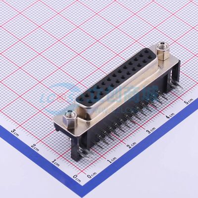 DS1037-25FNAKT74-0CC 弯插 D-Sub/VGA连接器 25P 母座可开票