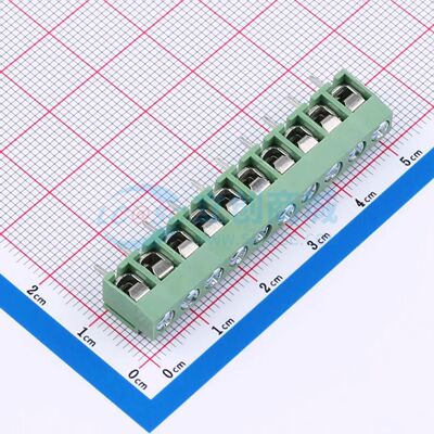 DGL500-10P26V-MG561螺钉式接线端子5mm 1x10P直插绿色