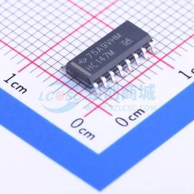 信号开关/编解码器/多路复用器 CD74HC147M SOIC-16 TI/德州