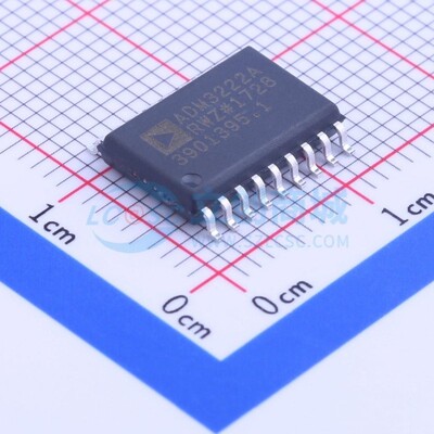 RS232芯片 ADM3222ARWZ-REEL SOIC-18 ADI(亚德诺) 电子元件配单
