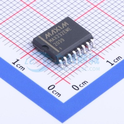 RS232芯片 MAX232EWE+T SO-16 MAXIM(美信) 电子元件配单原装正品