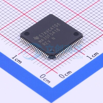 单片机(MCU/MPU/SOC) MSP430F5418IPNR LQFP-80 TI/德州 原装正品