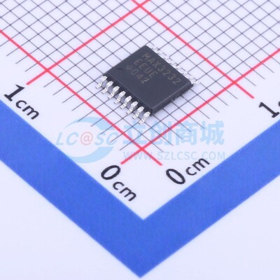 RS232芯片 MAX3232EEUE+T TSSOP-16 MAXIM(美信) 电子元器件配单