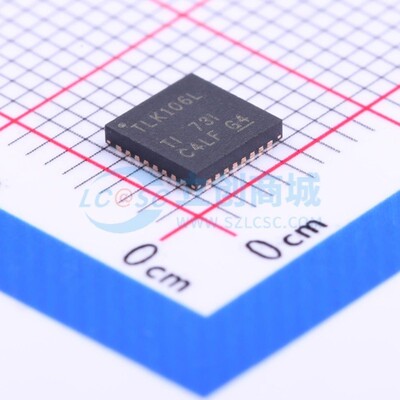 以太网收发器 TLK106LRHBT VQFN-32 TI/德州 电子元器件原装正品